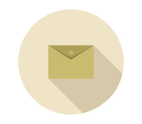 Message icon in on white background Royalty Free Vector