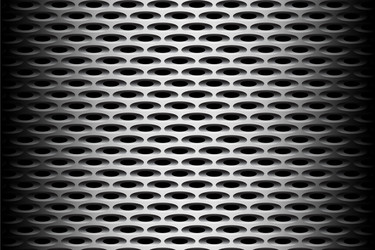 Seamless metal grid in hole texture Royalty Free Vector