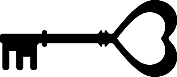 Heart Key Shaped Silhouette Vector Images (over 2,200)