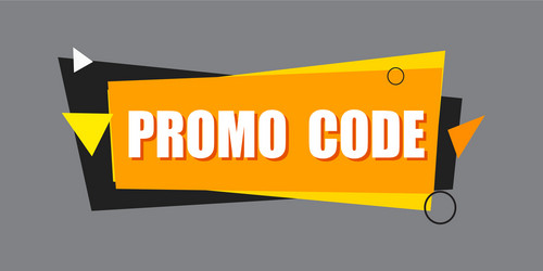 Promo code coupon flat set design on white Vector Image
