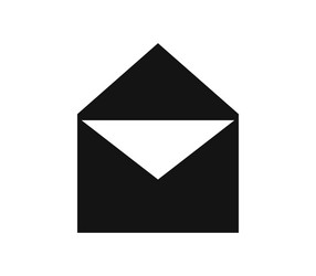 Message icon in on white background Royalty Free Vector