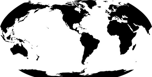 World Map in Robinson Projection with Vector Images (45)