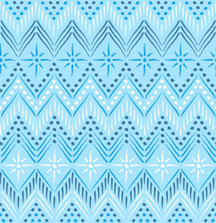 Ethnic blue seamless pattern Royalty Free Vector Image