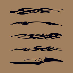 Car motorcycle racing vehicle graphics tribal Vector Image