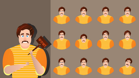 Fat Man Emoji Vector Images (70)