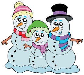 Christmas characters without face Royalty Free Vector Image