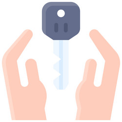 Valet parking service isolated cartoon Royalty Free Vector