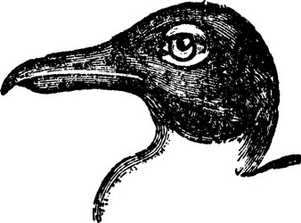 Great black headed gull vintage Royalty Free Vector Image