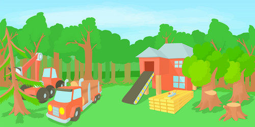 Cartoon Logging Truck Vector Images (over 130)