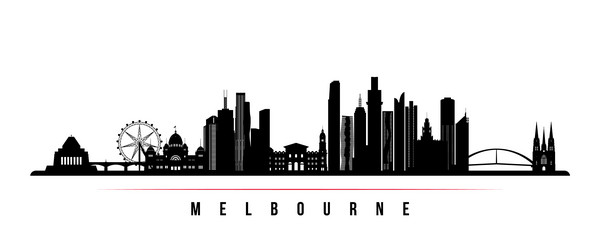 Melbourne City Skyline Silhouette Vector Images (over 150)