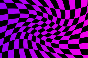 Abstract modern op art checkered texture Vector Image