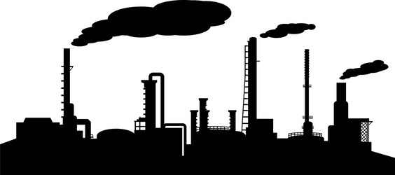 Oil Refinery Silhouette Vector Images (over 7,200)