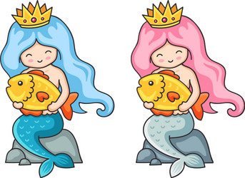 Golden Fish Fairy Tale Vector Images (71)