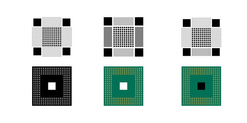 Chip logo Royalty Free Vector Image - VectorStock