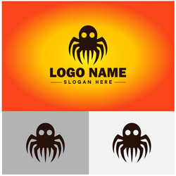 Spider logo art icon graphics for company brand Vector Image