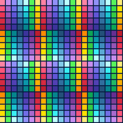 Rainbow geometric pattern Royalty Free Vector Image