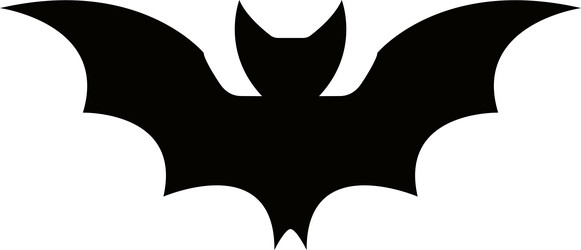 Black bats swarm halloween flying fox night Vector Image