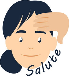 Student Saluting Cartoon Vector Images (over 380)