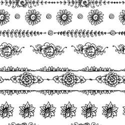 Fair sketch border Royalty Free Vector Image - VectorStock