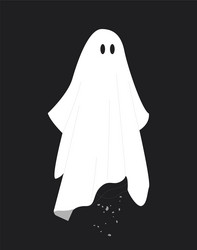 White ghost icon Royalty Free Vector Image - VectorStock