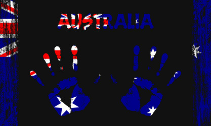 Hand Drawing of Australia Flag Vector Images (87)