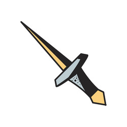 Purple dagger Royalty Free Vector Image - VectorStock