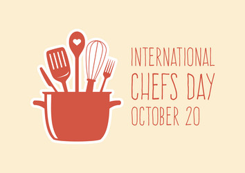 National cooking day poster Royalty Free Vector Image