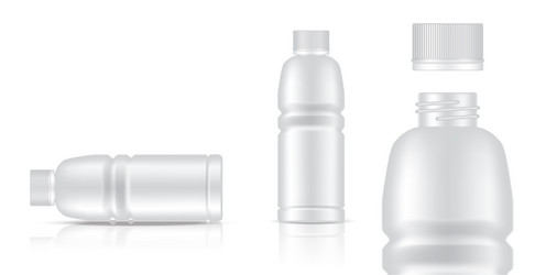 Mock up realistic plastic packaging product Vector Image