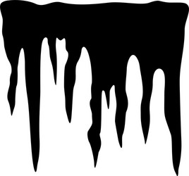 Ice crystal in cartoon style 3d frozen spike Vector Image