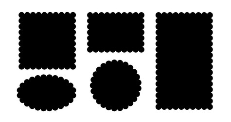 Simple Flower Edges Border Frame Vector Images (over 110)