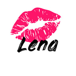Lena Royalty Free Vector Image - VectorStock