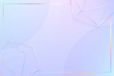 Geometric shapes border background design space Vector Image