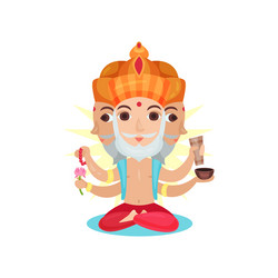 Hindu Lord Brahma Vector Images (94)