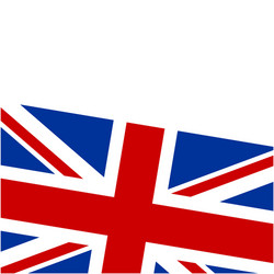 British flag frame Royalty Free Vector Image - VectorStock