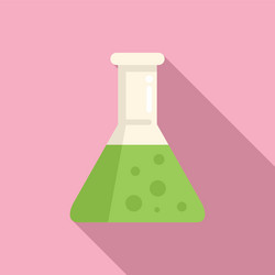 Chemical pot icon outline lab research Royalty Free Vector