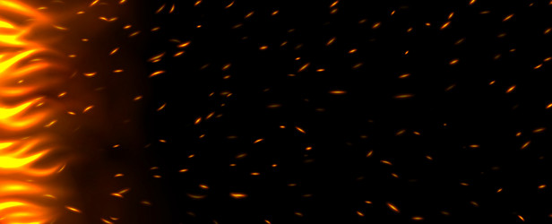 Pink flame with sparks fire flying cinder Vector Image