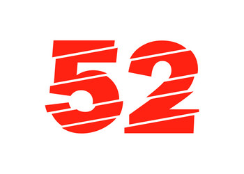 52 Fifty Number Vector Images (over 100)