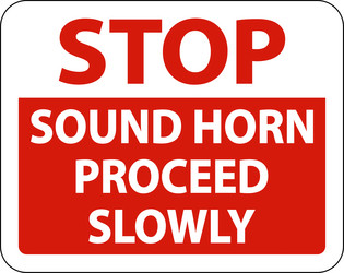 No honking sign tooting on white background Vector Image