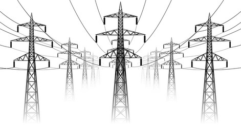 High Voltage Transmission Line Vector Images (over 3,800)