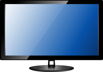 Lcd tv screen Royalty Free Vector Image - VectorStock