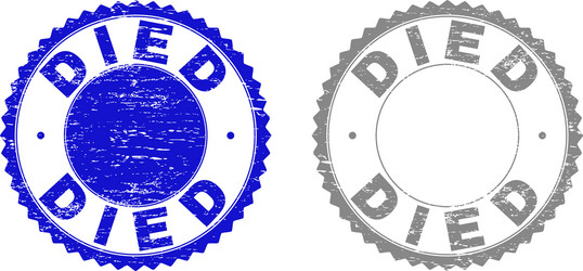 Died rubber stamp Royalty Free Vector Image - VectorStock