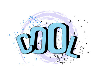 Speech bubble paint design Royalty Free Vector Image