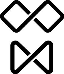 Infinite key logo Royalty Free Vector Image - VectorStock