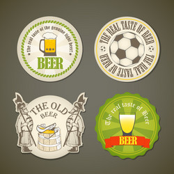 Beer barrel label Royalty Free Vector Image - VectorStock
