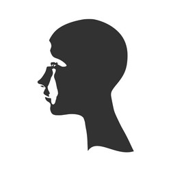 People silhouette view from above Royalty Free Vector Image