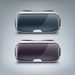 Optical head-mounted display Royalty Free Vector Image