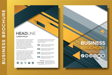 Professional business brochure background template