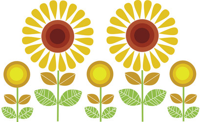 Geometric Sunflower Vector Images (over 4,100)