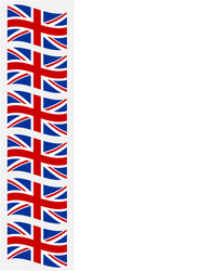 British flag frame Royalty Free Vector Image - VectorStock
