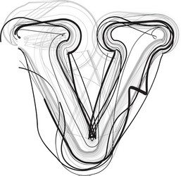 Calligraphy Lettering Script Font V Vector Images (over 210)